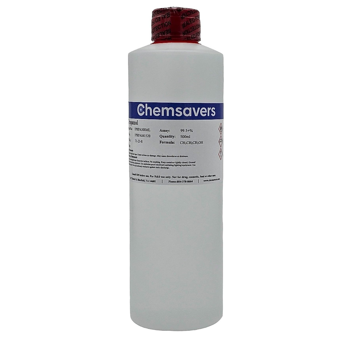 1-Propanol, ACS, 99.5+%, 500ml