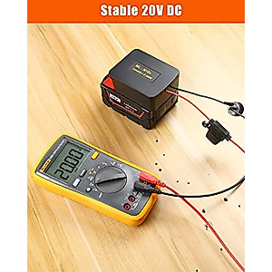 Power Wheels Battery Adapter Compatible with Milwaukee M-18 Battery 1pack, Great Power Convertor for Robotics, RC Toys and Work Lights