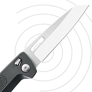 LEATHERMAN, FREE K2 EDC Knife and Multitool with Magnetic Locking, Aluminum Handles and Pocket Clip, Made in the USA, Gray (K2)