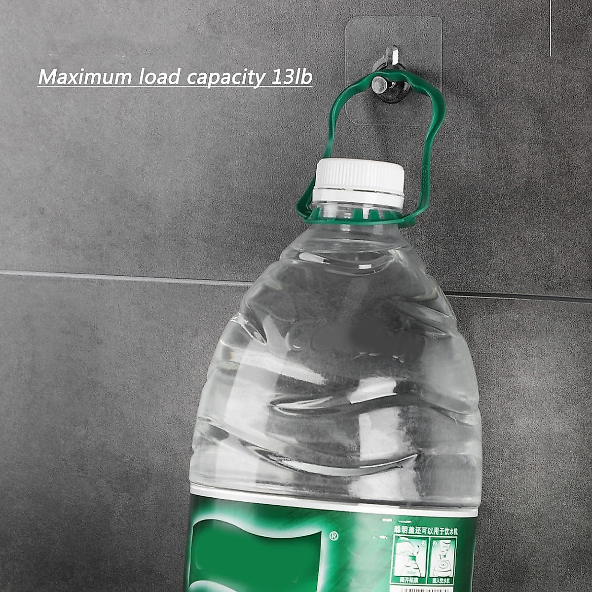 Daewiutr Adhesive Wall Hooks 13lb Max, Picture Hangers Without Nails 14PCS