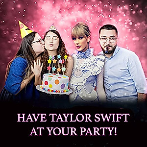 MOSAIC GROUP - Taylor Lifesize Cardboard Cutout Poster Standee | Give This Life Size Standup Merch As Gift to Any Swift Fan | Perfect for Parties, Events, and in Your Room | 5'9" Tall