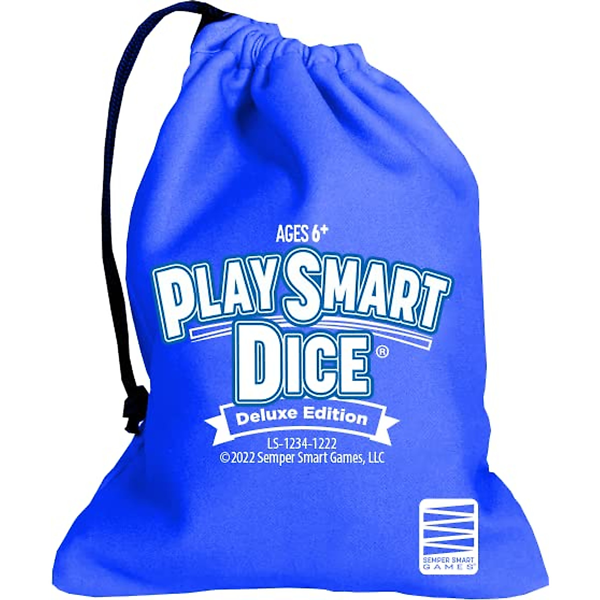 PlaySmart Dice Deluxe: Sharpen Math Skills at Home and On The Go with Uniquely Numbered Math Dice and 11 Fun Math Games That Help Kids Master Mental Math. Perfect Travel Game!