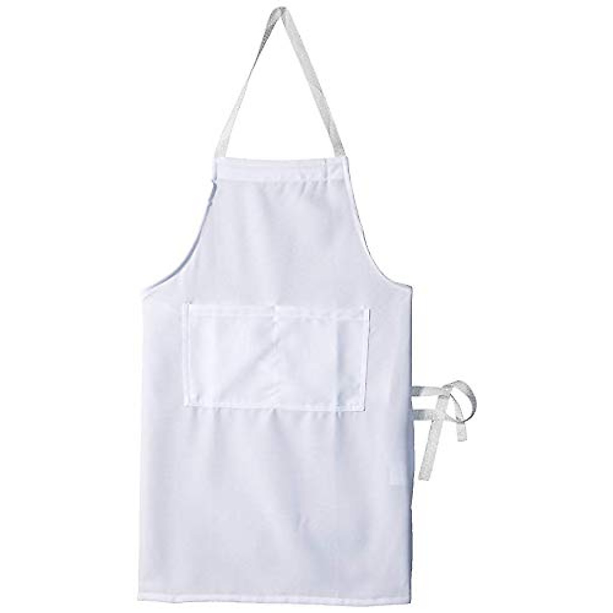 Children Chef Set Apron Hat Small (Small (Fits 2-7 Year Olds)) White