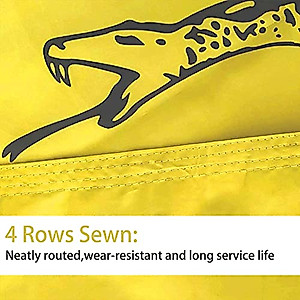 Dont Tread On Me Flag 3x5 Outdoor 240D Heavy Polyester Duty Double Sided 3ply Gadsden Flag Vibrant Colors ​Durable Canvas Header with 2 Brass Grommets Tea Party Rattle Snake Banner