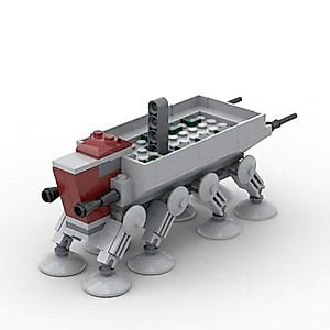 Building Boat Republic Dropship with at-OT Walker,Collectible Building Toy Model,Creative Building Bricks,Educational Building Kits (436 PCS)