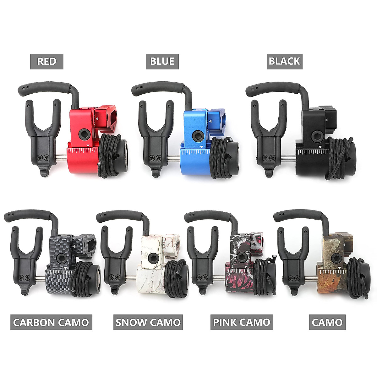 AMEYXGS Drop Away Arrow Rest for Compound Bow Right/Left Hand Compound Bow Arrow Rest with Locking Structure (Right Hand, RED)