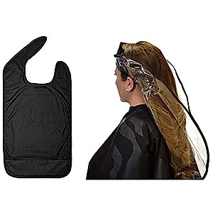 Betty Dain Hair Funnel and Adult Bib - Use for Upright Position Washing/Shampooing, Comfortable Alternative for Elderly, Handicapped, or Individuals with Neck Problems