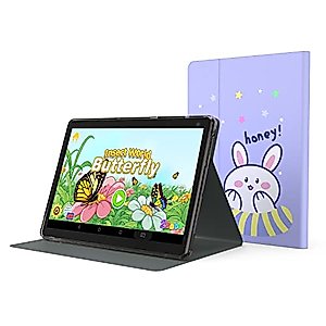 Kids Tablet, Android Tablets, 10.1" Display Quad-Core Processor 2GB RAM 32GB Storage, 8MP Cameras WiFi & Bluetooth, 6000 mAH Long Battery Life, With Parental Control Kids Software Tablet for Children.