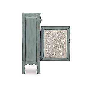 Powell Antique Console, Blue/White