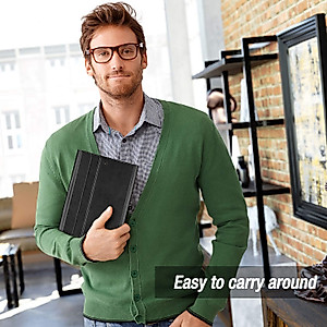 ProCase Keyboard Case for iPad 10.2 9th Gen 2021/ 8th Gen 2020/ 7th Gen 2019/ iPad Air 10.5" 2019 / iPad Pro 10.5 2017, Wireless Magnetically Detachable Keyboard Case, Auto Sleep/Wake -Black