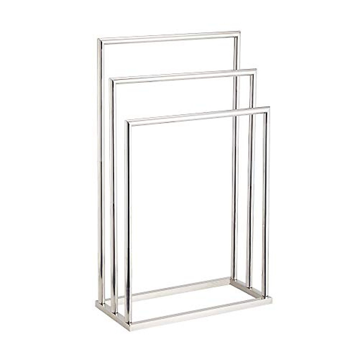 Freestanding Towel Rack，Naturous 3 Tier Metal Towel Bar Stand Stainless Steel Bathroom Towel/Kitchen Towel Rack Stand