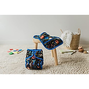 Thirsties Snap XL Pocket Reusable Cloth Diaper - Nightlife