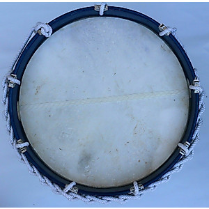 CIVIL WAR DRUM COLONIAL MARCHING REVOLUTIONARY MEDIEVAL Renaissance 14" x 17" INCH SNARE BLUE RIM
