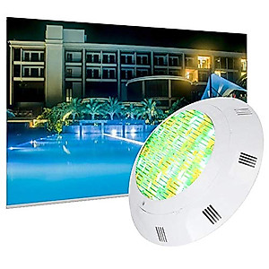 LED Pool Light, IP68 Waterproof Underwater Light, 72W 360LED RGB Pool Light with Remote Control for Swimming Pool, Rockery, Aquarium, Garden, Fountain(AC12V)