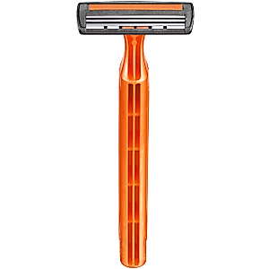 BIC 3 Sensitive, Men's Disposable Razors, Fixed Head Triple Blade for a Close Shave, Bundle of 4 Packs of 4