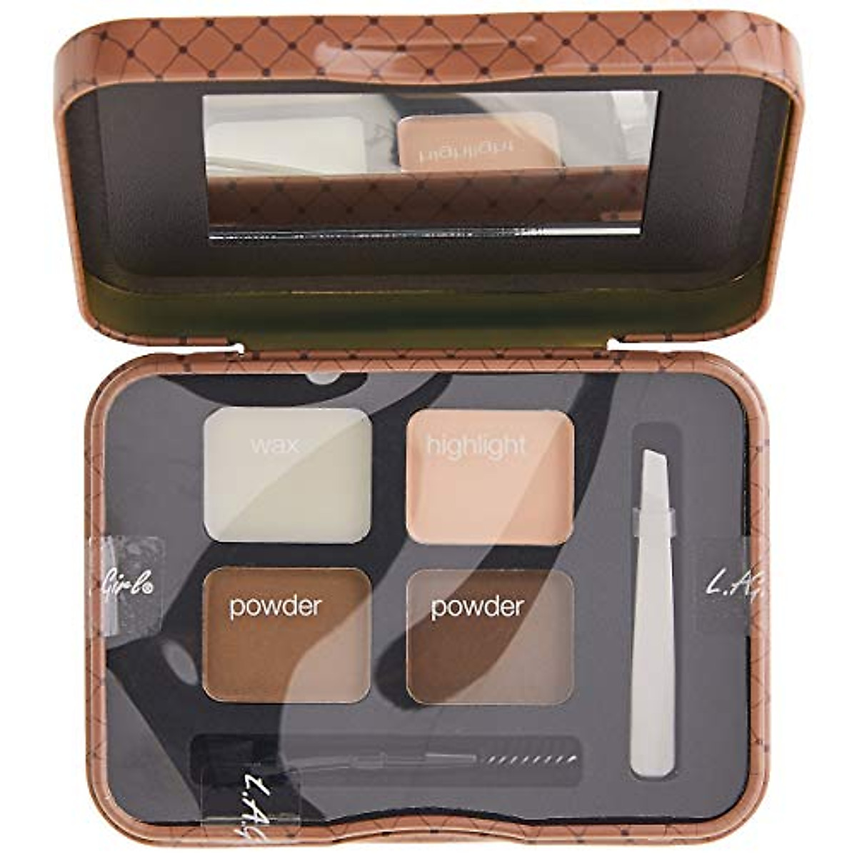 L.A. Girl Inspiring Brow Kit, Medium And Marvelous GES342