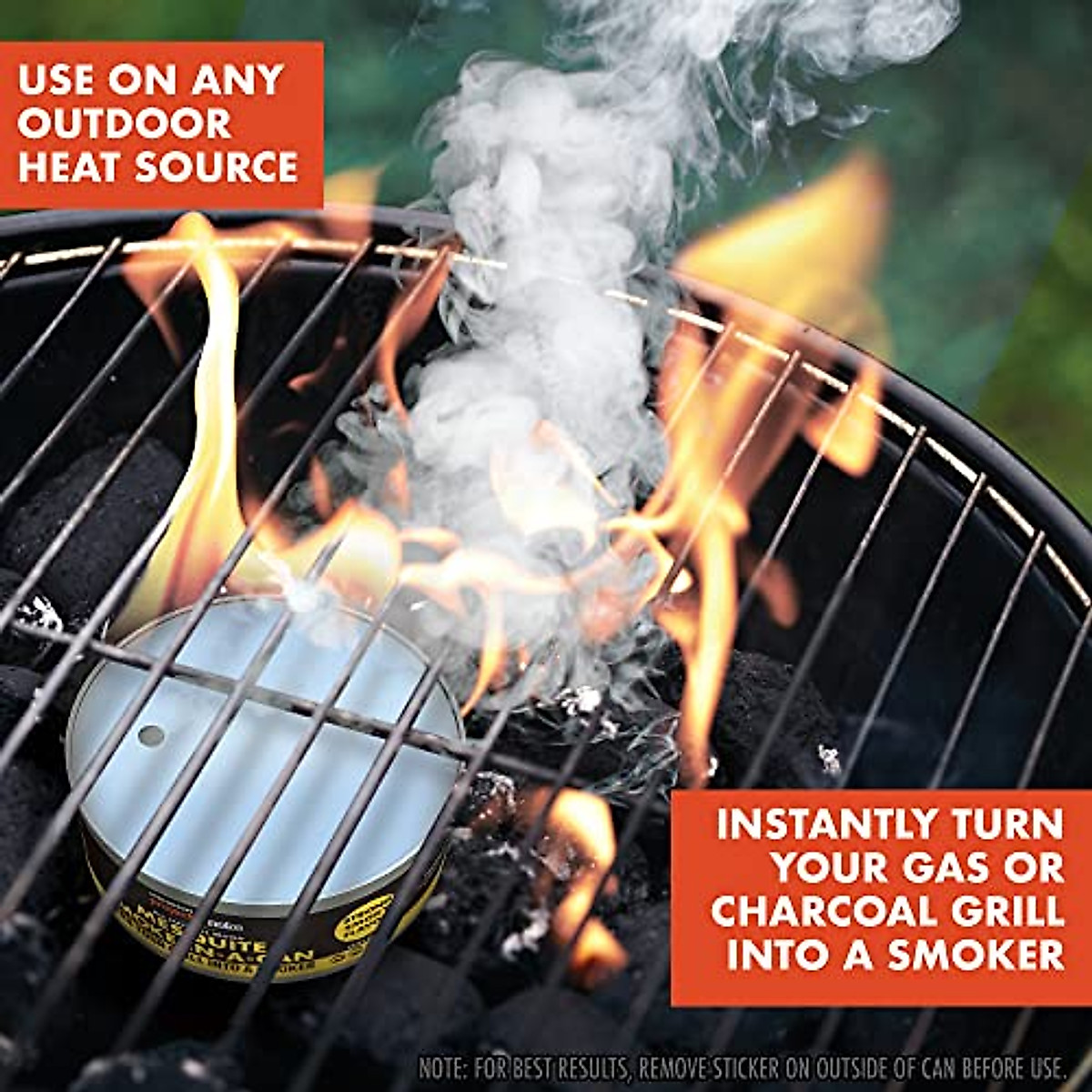 Steven Raichlen's Planet Barbecue Tri Variety Pack Smoke in a Can - Apple, Mesquite, Hickory - Turn Any Grill into a Smoker - Easily Infuse Natural Wood Flavor into Food - Disposable Pellet Smoker Box