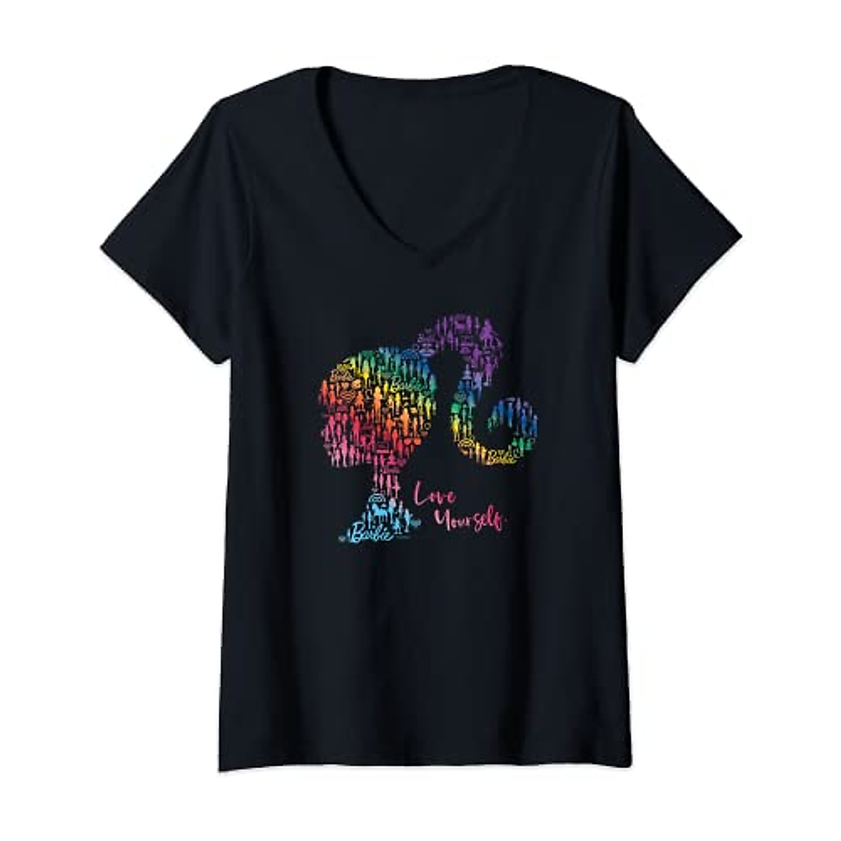 Barbie - Pride Silhouette V-Neck T-Shirt