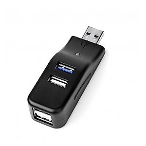 WJCCY USB 3.0 HUB 2.0 HUB 4 Port USB Splitter Expander Multiple USB Data Cable Hub Splitter Power Adapter USB HUB for Laptop/Computer