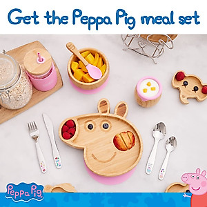Peppa Pig X bamboo bamboo ® (Peppa 4 Piece Cutlery Set)