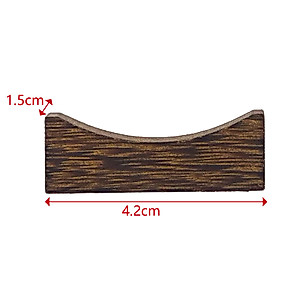 Zelerdo 24 Pieces Wooden Chopstick Holders Chopstick Rest for Home, Hotel, Restaurant