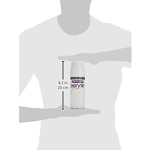 Daler-Rowney Graduate Acrylic Paint, White, 500ml - Acrylic Painting Supplies for Artists and Students - Acrylic Paints for Panels, Canvas, Paper and More - Art Paints for Any Skill Set