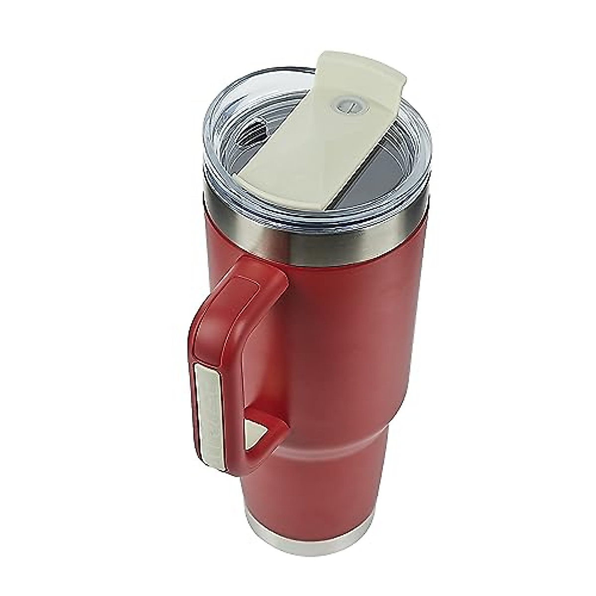Pelican Hydration Pelican Porter™ 40 oz Vacuum Insulated Tumbler - Recycled Stainless Steel Double Wall Travel with Dual Lid, Powder Coated Insulated Coffee Mug For Hot Cold Drinks, Brick