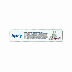 Spry NON-FLUORIDE Xlear Xylitol Toothpaste 6-PACK SAVINGS!!!