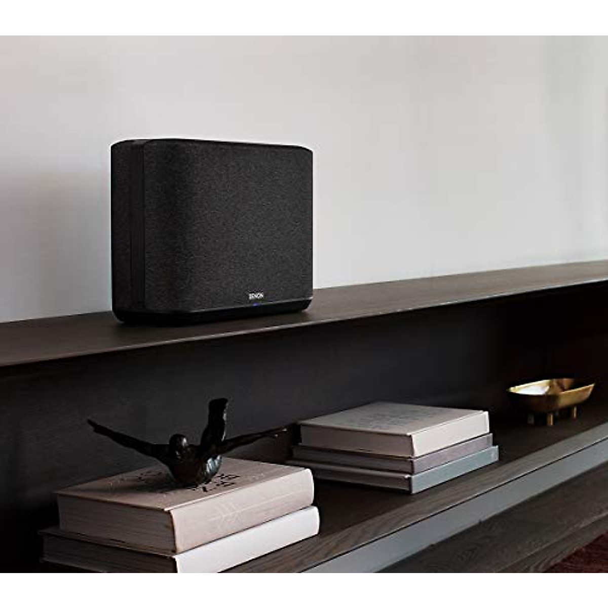 Denon Home 250 Wireless Speaker, HEOS and Alexa Built-in, AirPlay 2, and Bluetooth, Compact Design, Black
