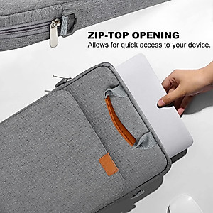 13 inch Laptop Sleeve with Shoulder Strap and Handle,Computer Bag Carrying Case for 13.3 Apple MacBook iPad,Chromebook