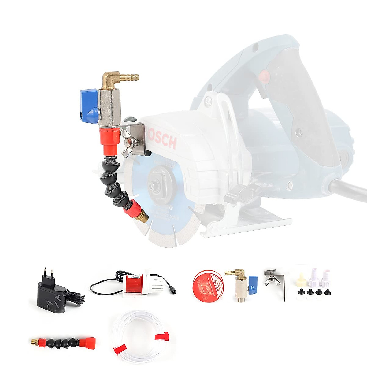 Raizi Circular Saw Water Attachment For Cutting Machine Wet Cutting Dust Remover Waterfeed Accessory