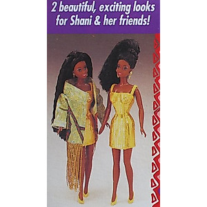 Shani Fashions Barbie Shimmery Gold Dress & More Designed for Fashion Model! (1991)