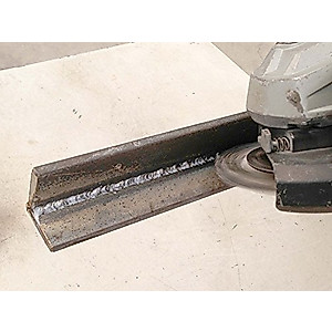 Weiler 13131 ROUGHNECK MAX 4" Stringer Bead Wheel, .020" Steel Fill, 5/8"-11 UNC Nut, Made in the USA