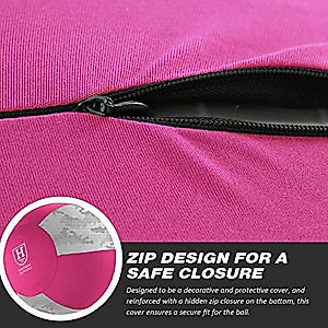 Harrison Howard Howdy Bally Pink Camo Print Mega Ball Cover for Equine-25 Inch