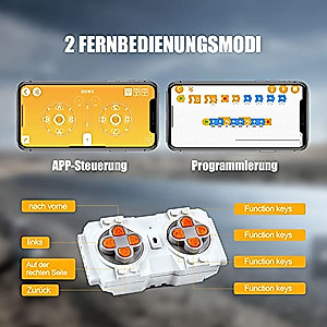 Mould King 18001 Desert Racing Building Kit, Remote Control Off-Road Buggy Racer Car Toy Building Blocks Set, for Kids Age 8+ (394 Pieces)