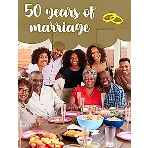 InnoBeta 50th Wedding for Couple and Parents, Valentine's Day Gifts, 50th Anniversary Blanket for Golden Wedding, Soft Throw Blanket 50"x65"