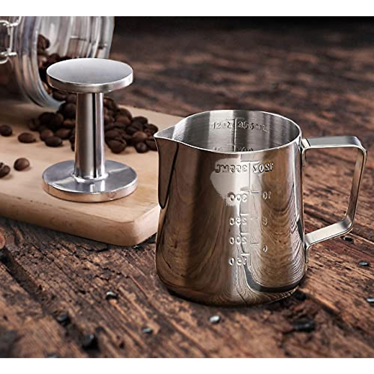 Ezebesta Dual-Sided Espresso Hand Tamper 51mm and 58mm Dual Ended Tamper Coffee Ground Press Barista Tool for Portafilter Machine