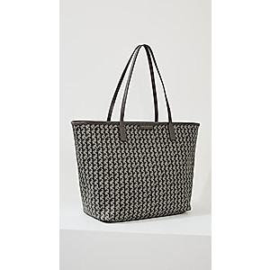 Tory Burch Women's Ever-Ready Tote, Zinc, Grey, Print, One Size