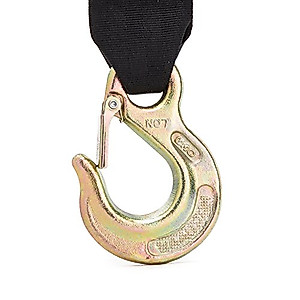 TR Industrial 1200 lb. Trailer Winch with Pre-Installed 20 ft. Strap and Hook