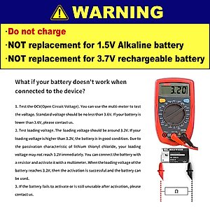 EEMB 10Pack ER34615 D Cell Batteries 3.6V Lithium Battery 19Ah Li-SOCL₂ Non-Rechargeable Battery with Tabs LS-33600 SB-D02 XL-205F for CNC Machine Tool, Injection Molding Machine, Printing Machine