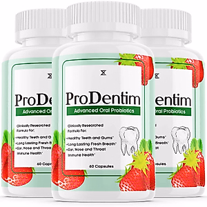 (3 Pack) Prodentim, Pro Dentim, Prodentim for Gums and Teeth, Prodentim Advanced Oral Probiotic Dental Health Support Supplement (180 Caspsules)