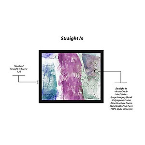 Maxfield Home Ripple Effect Framed Wall Art, 20'' x 20'', Multi-Color