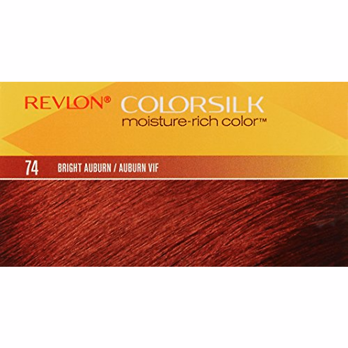 Revlon Colorsilk Moisture Rich Hair Color, 74 Bright Auburn
