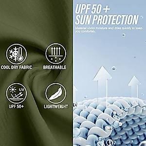 Toumett Women's UPF 50 Long Sleeve UV Sun Protection Safari Shirts Outdoor Quick Dry Fishing Hiking Travel Shirts(Amy Green,M,5071)
