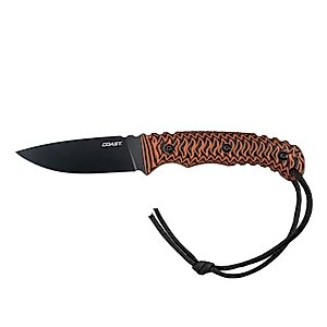 Coast F401 1919 Reserve Limited Edition Fixed Blade Knife, 4” Blade Black