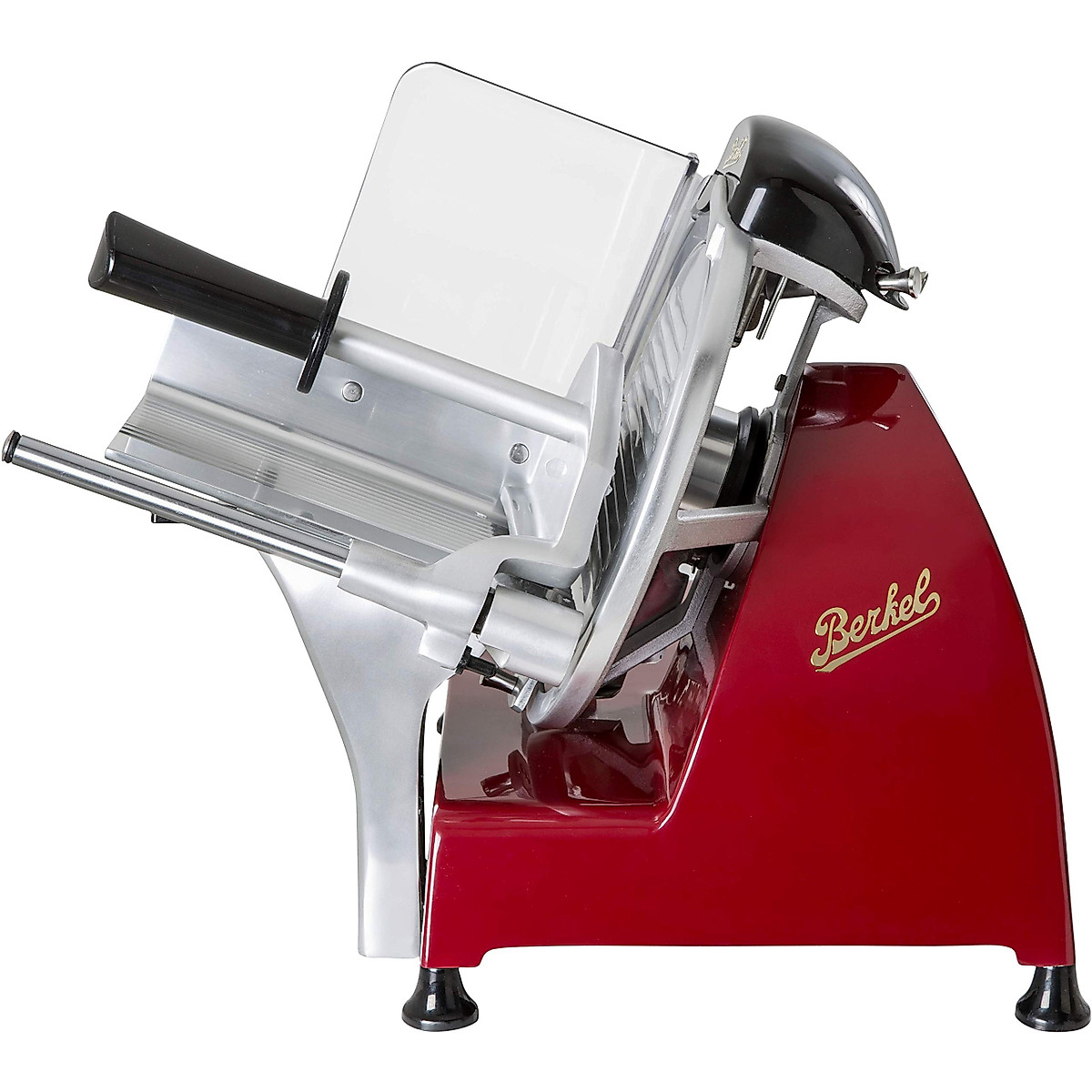 Berkel Red Line 250 Electric Food Slicer, Red, 10 inch Blade, Adjustable Thickness, Kitchen Appliance for Home Use