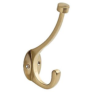 LIBERTY B34865C-CZ-U Pilltop 5-3/5 in. Coat and Hat Hook, Champagne Bronze