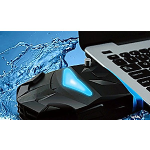 FixtureDisplays® Laptop Cooling with Vacuum Fan, USB Powered, Wind Control, Quiet Operation, Ultra-Portable Radiators,CPU Cooler, Fan Heat Sink for Notebook, Laptop 16807