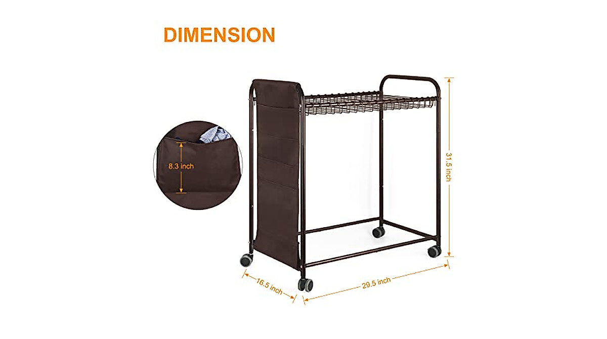Pants Hanger Trolley - Stylish Closet Organizer