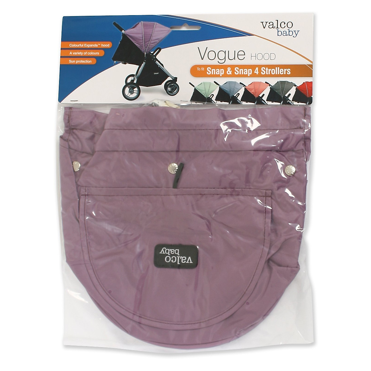 Valco Baby Snap & Snap4 Vogue Set (Hood, Bootie, Harness Covers) (Lilac)
